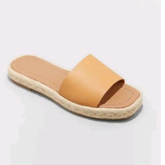 Universal Thread | Shoes | Womens Maren Square Toe Espadrille Slide ...